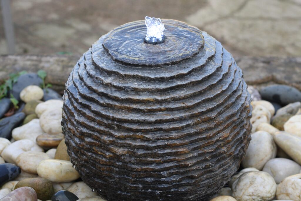 Rustic Black Limestone 45cm Sphere – Eastern Connections