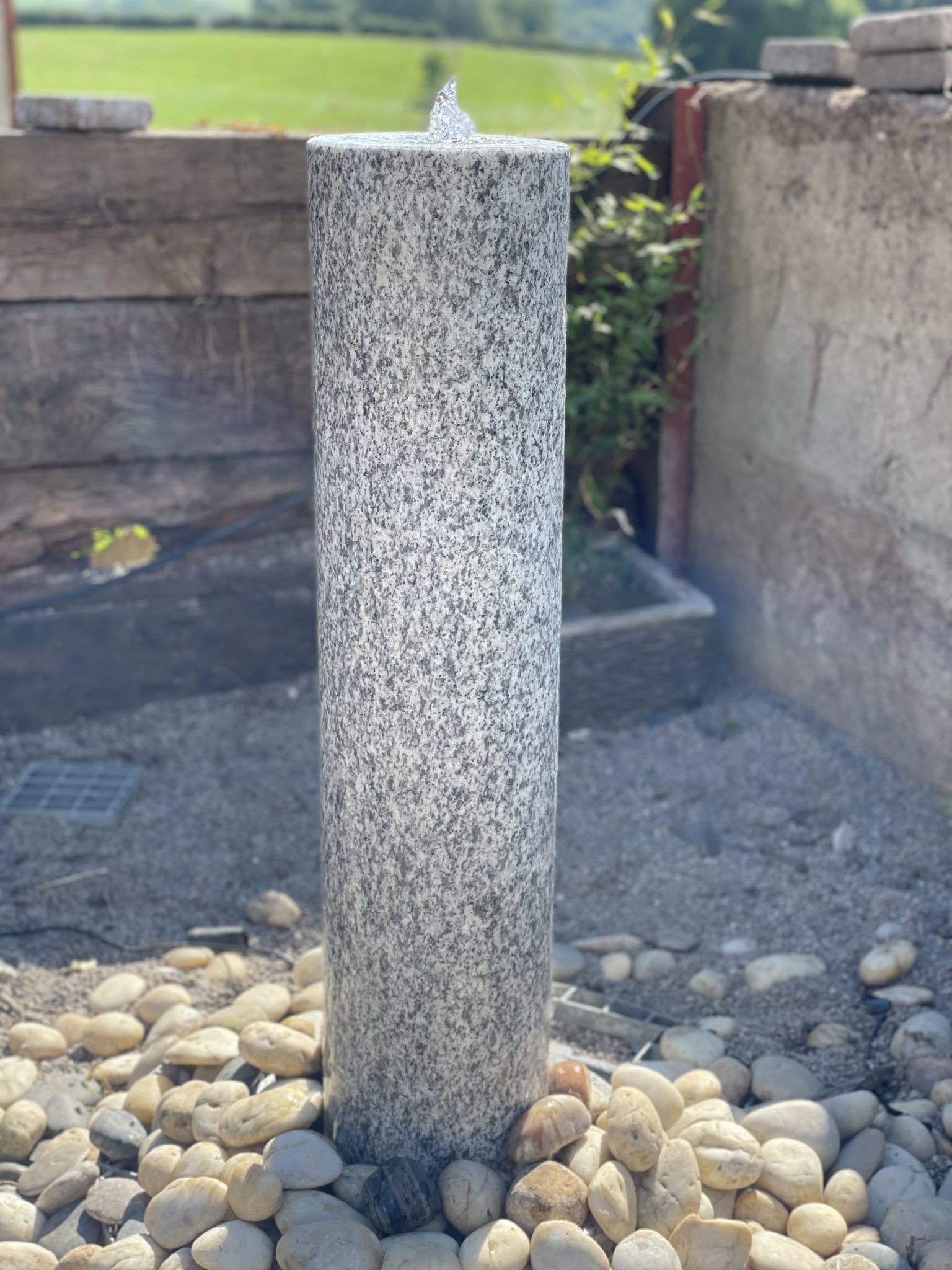 Granite Round Column dia20x 50cm high – Eastern Connections